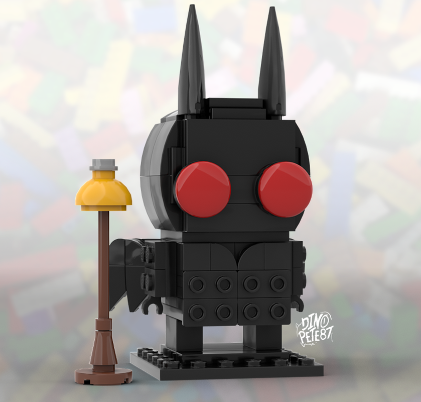 LEGO MOC Brickheadz - Mothman by DinoPete87 | Rebrickable - Build with LEGO