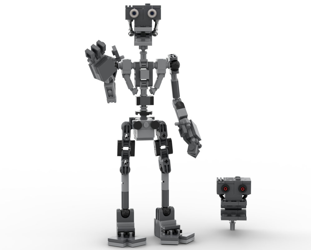 LEGO MOC FnaF 1 Endoskeleton by BrickWisl2006 | Rebrickable - Build ...