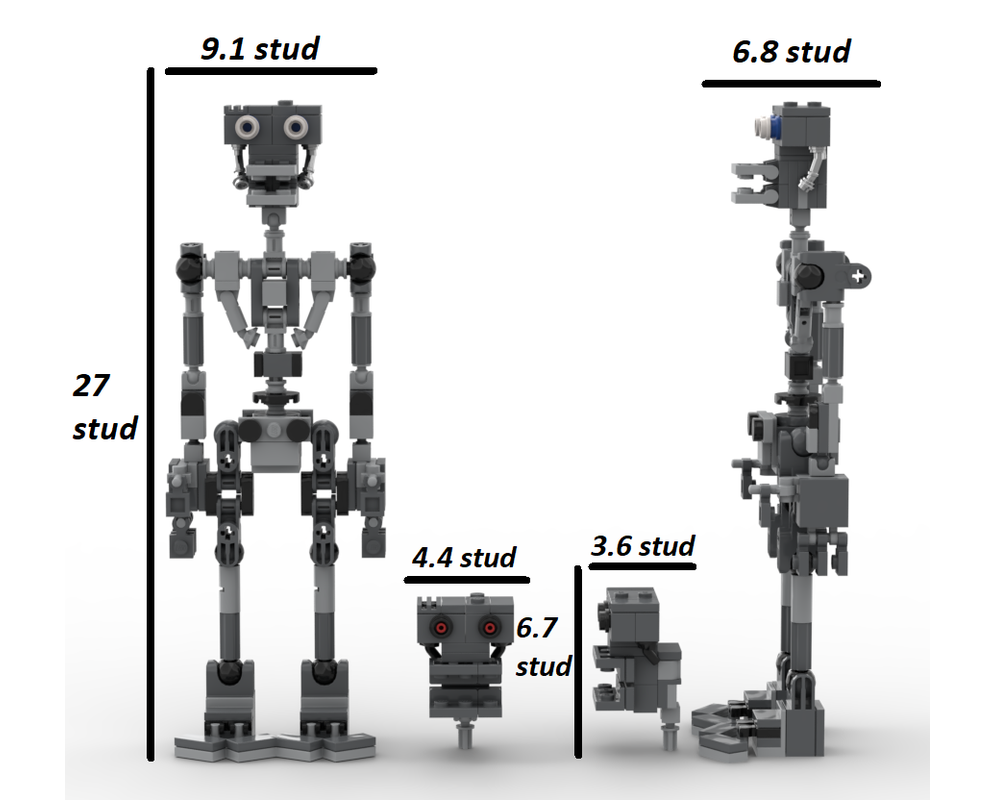 LEGO MOC FnaF 1 Endoskeleton by BrickWisl2006 | Rebrickable - Build ...