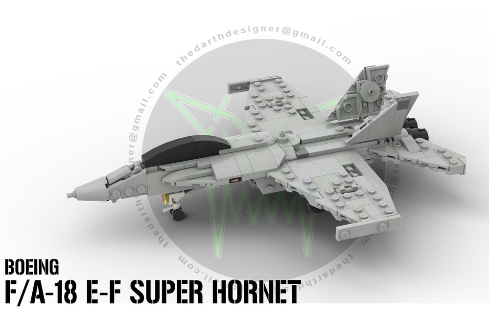 LEGO MOC Boeing | F/A-18 E/F Super Hornet - 1:70 Scale by DarthDesigner ...