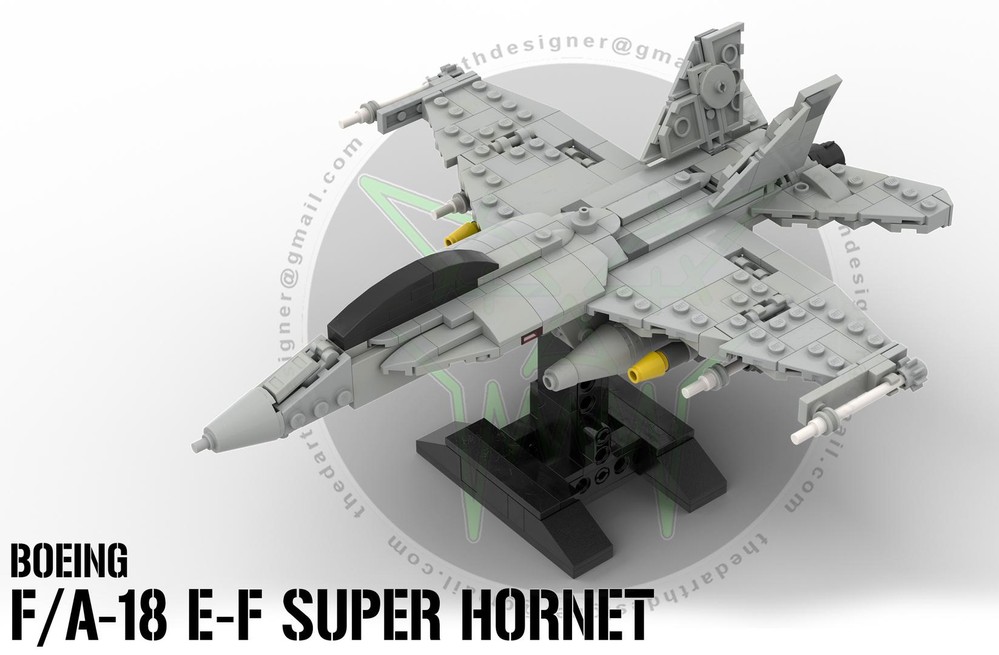 LEGO MOC Boeing | F/A-18 E/F Super Hornet - 1:70 Scale by DarthDesigner ...