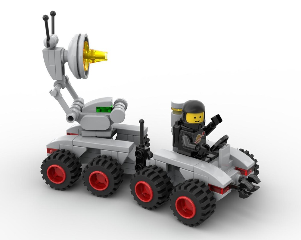 LEGO MOC Small Classic Space Rover by pturecki | Rebrickable - Build ...