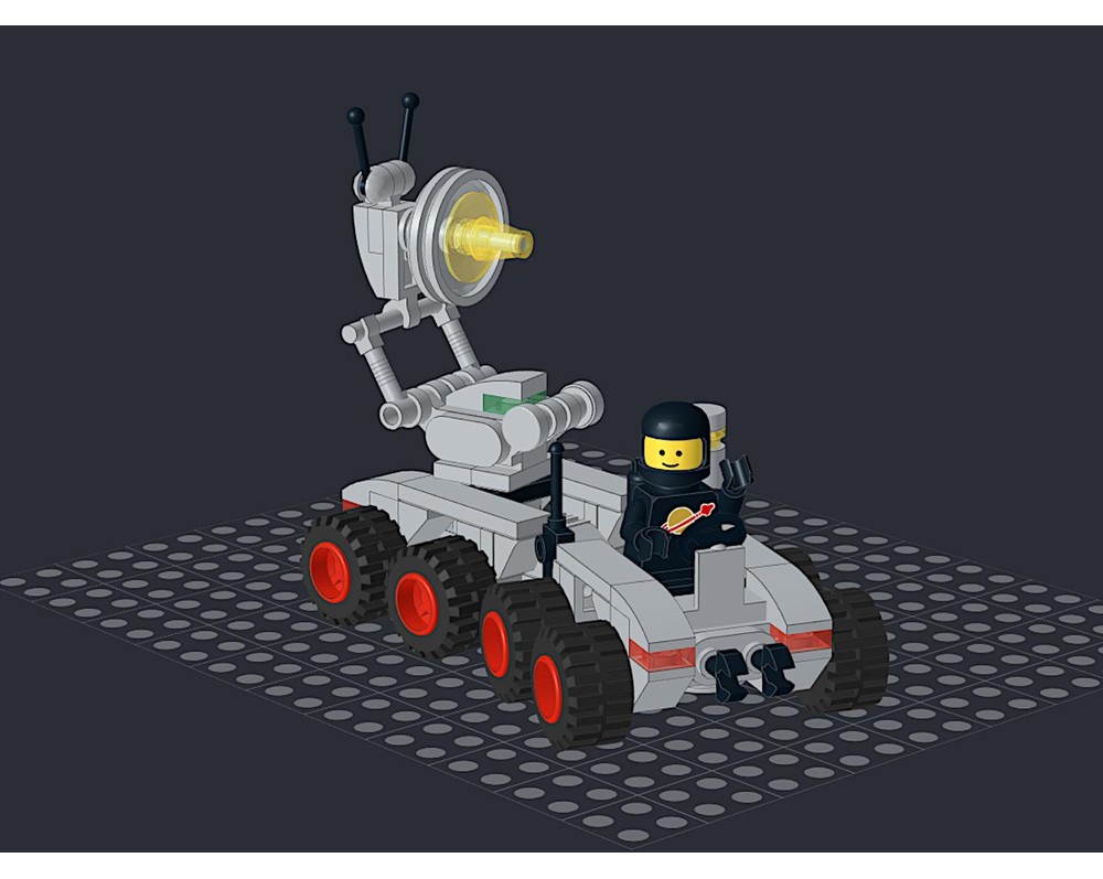 LEGO MOC Small Classic Space Rover by pturecki | Rebrickable - Build ...