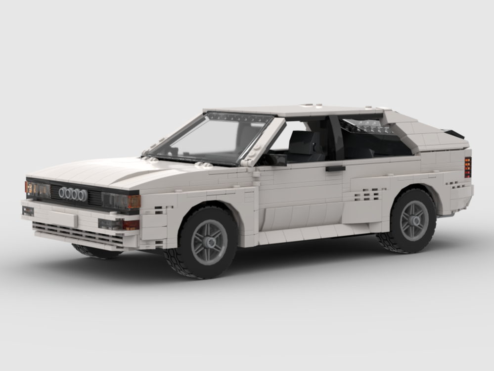 LEGO MOC Audi Quattro by TheCarBuilder | Rebrickable - Build with LEGO