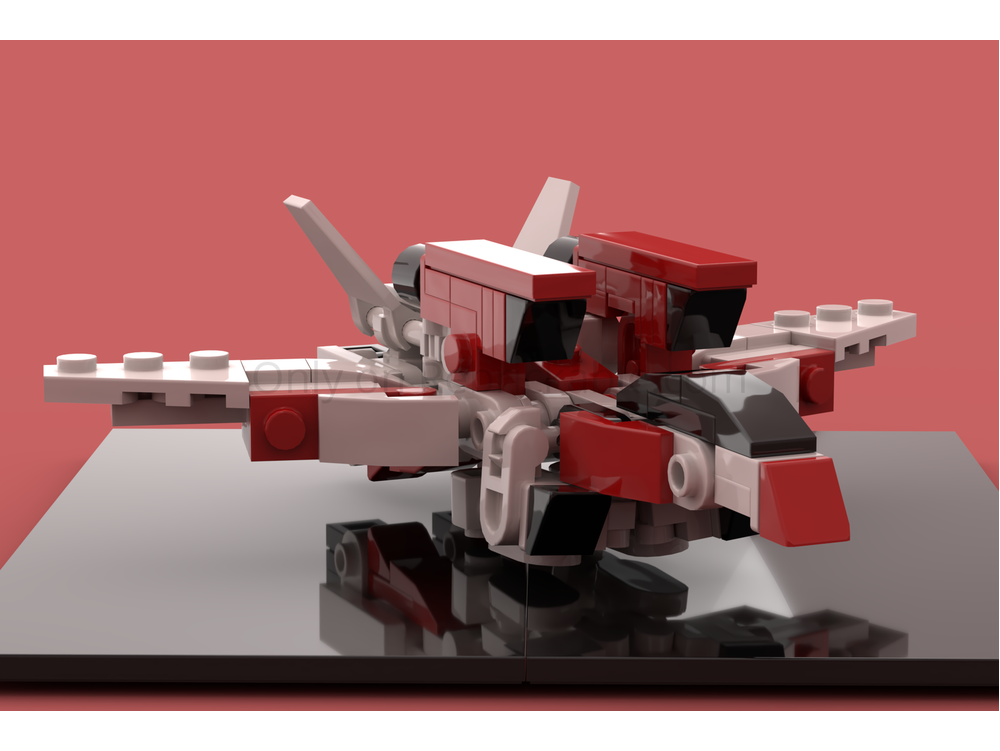 Lego Moc Transforming Jetfire By Minilegoformers Rebrickable Build