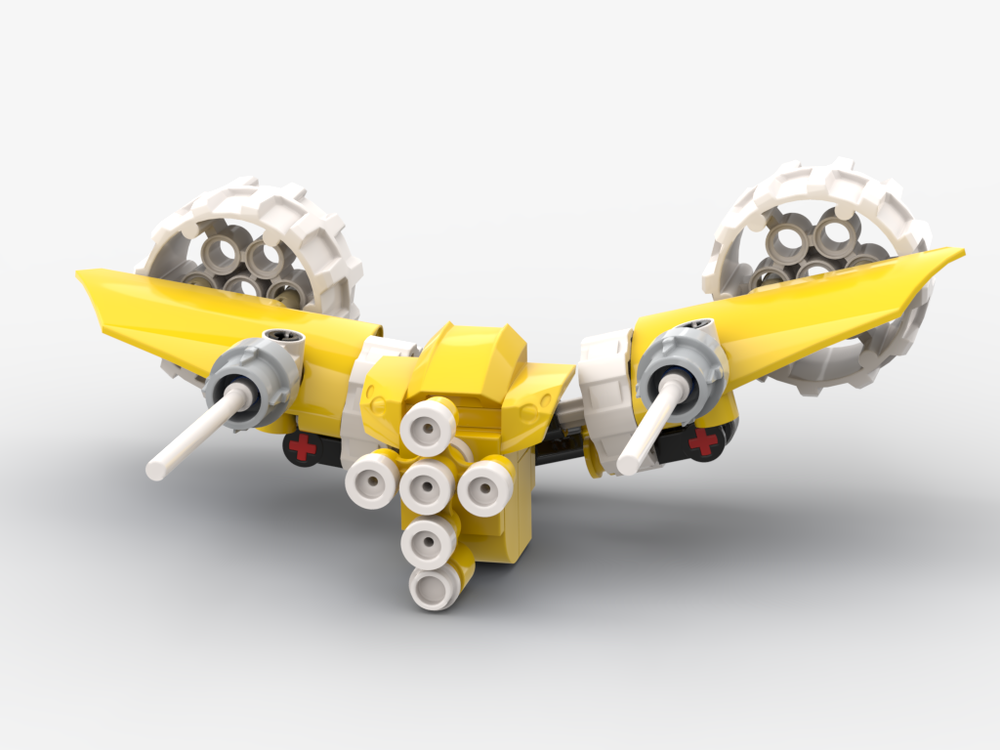 LEGO MOC cross jet by EVA001 | Rebrickable - Build with LEGO