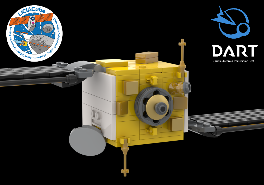 LEGO MOC DART Spacecraft and LICEACube Cubesat by OrchardBuilds ...