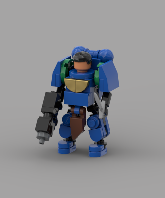 LEGO MOC Captain Uriel Ventris ULTRAMARINES by thelegowolfpack ...
