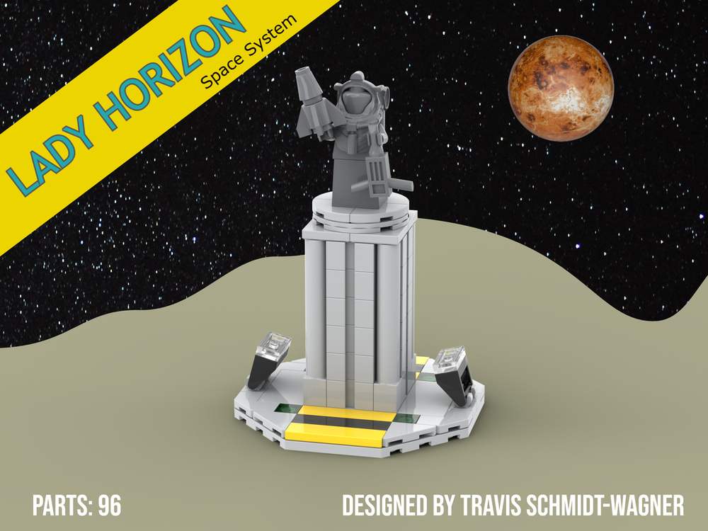 LEGO MOC Lady Horizon- Classic Space Achievement Statue by ...