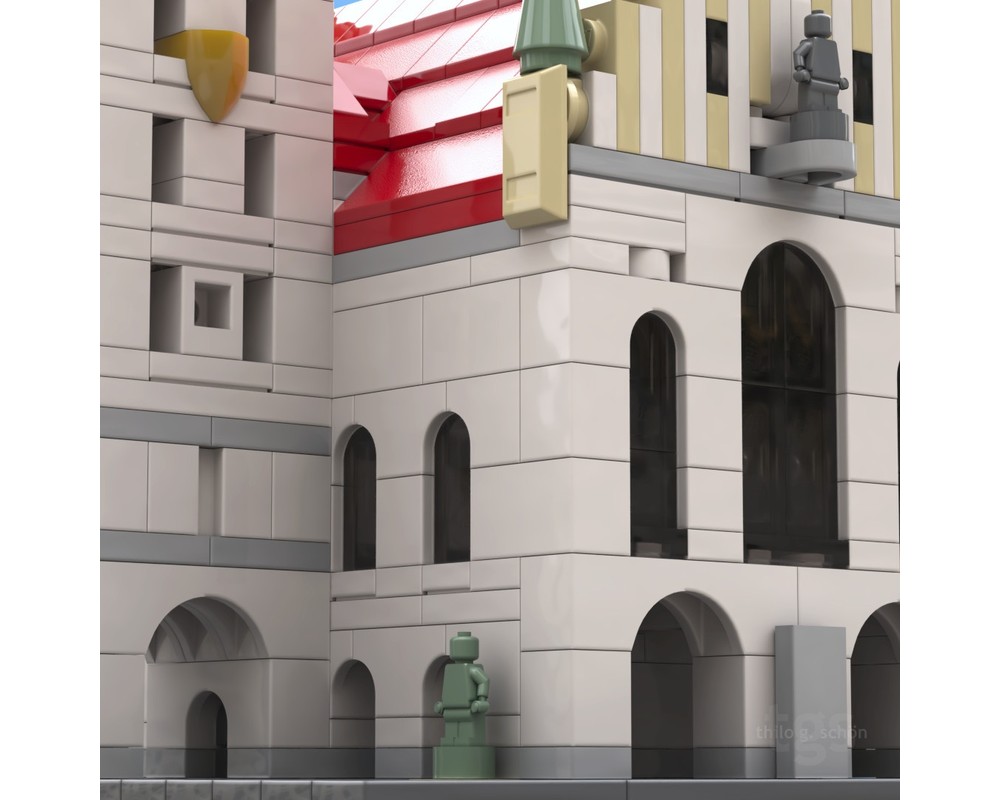 LEGO MOC Old Town Hall Munich by T.Brick | Rebrickable - Build with LEGO