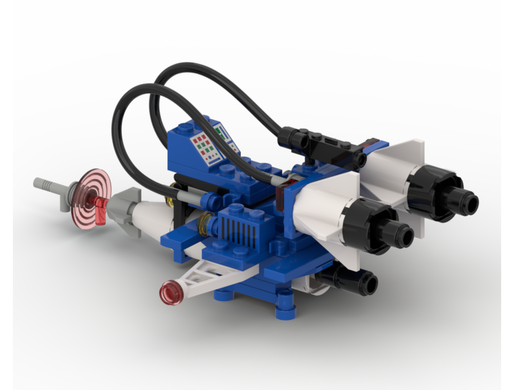 Lego Moc Lunar Rocket Craft By Gigau Rebrickable Build With Lego