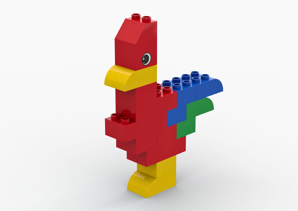 LEGO MOC Red Rooster by The Bobby Brix Channel | Rebrickable - Build ...