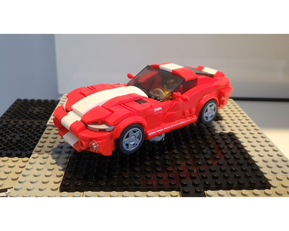 LEGO MOC Lego MOC Dodge Viper GTS Red with White Stripes by zeilke ...