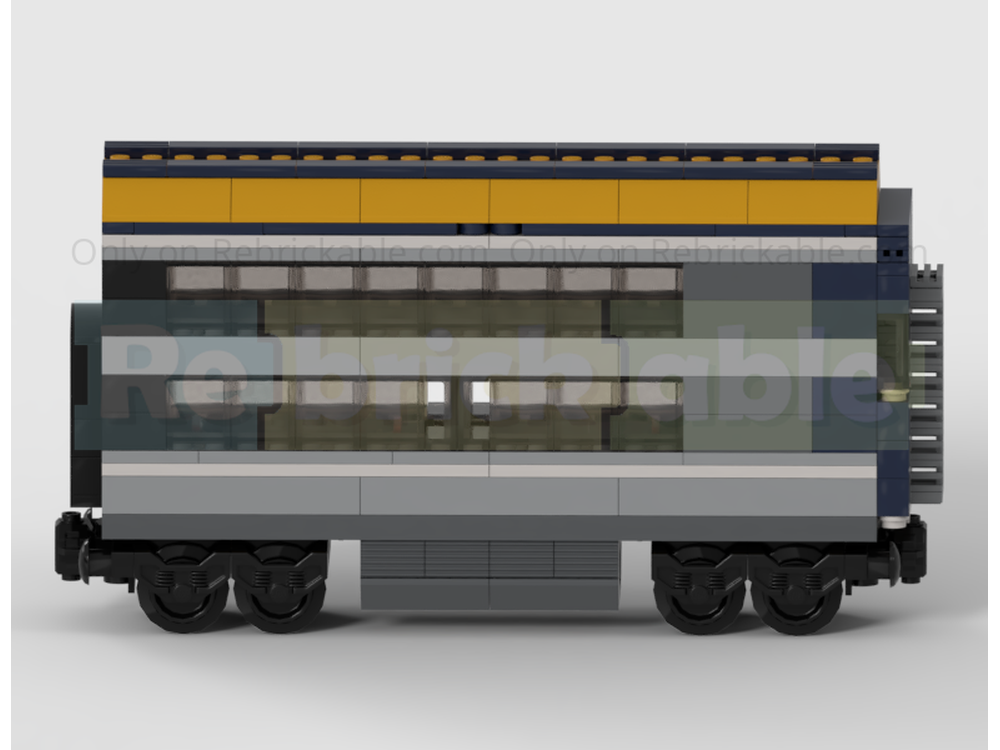 Lego Moc 60197 Alternate Build Double Decker Superliner Style