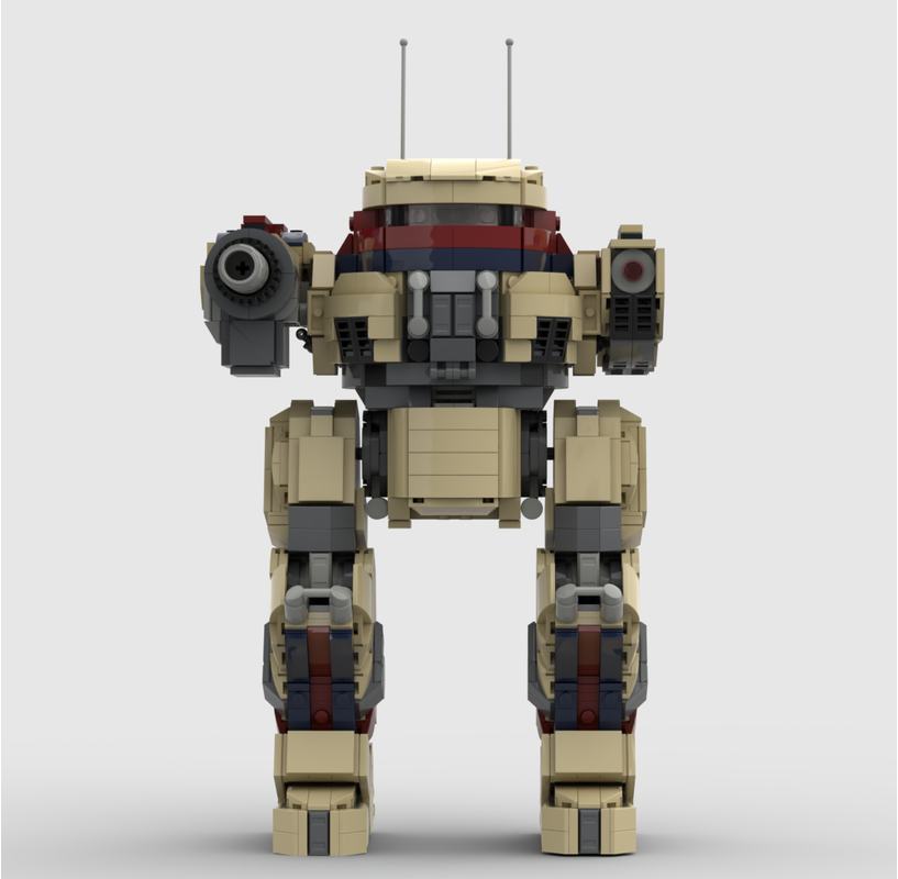 LEGO MOC Urbanmech from Battletech by LoreOfMetal | Rebrickable - Build ...