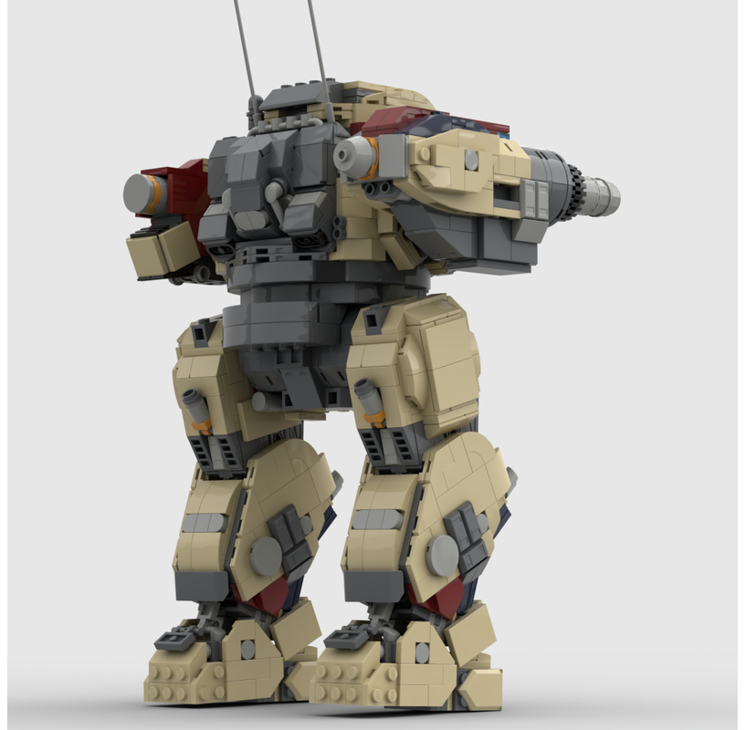 LEGO MOC-201587 Urbanmech from Battletech by LoreOfMetal | Rebrickable ...