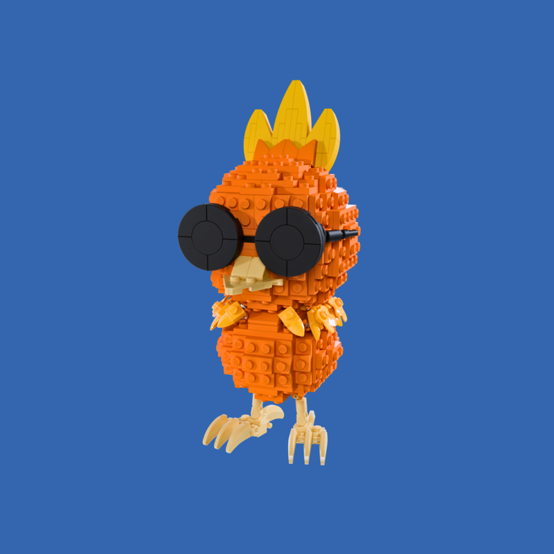LEGO MOC Torchic by KraftyKoopa | Rebrickable - Build with LEGO