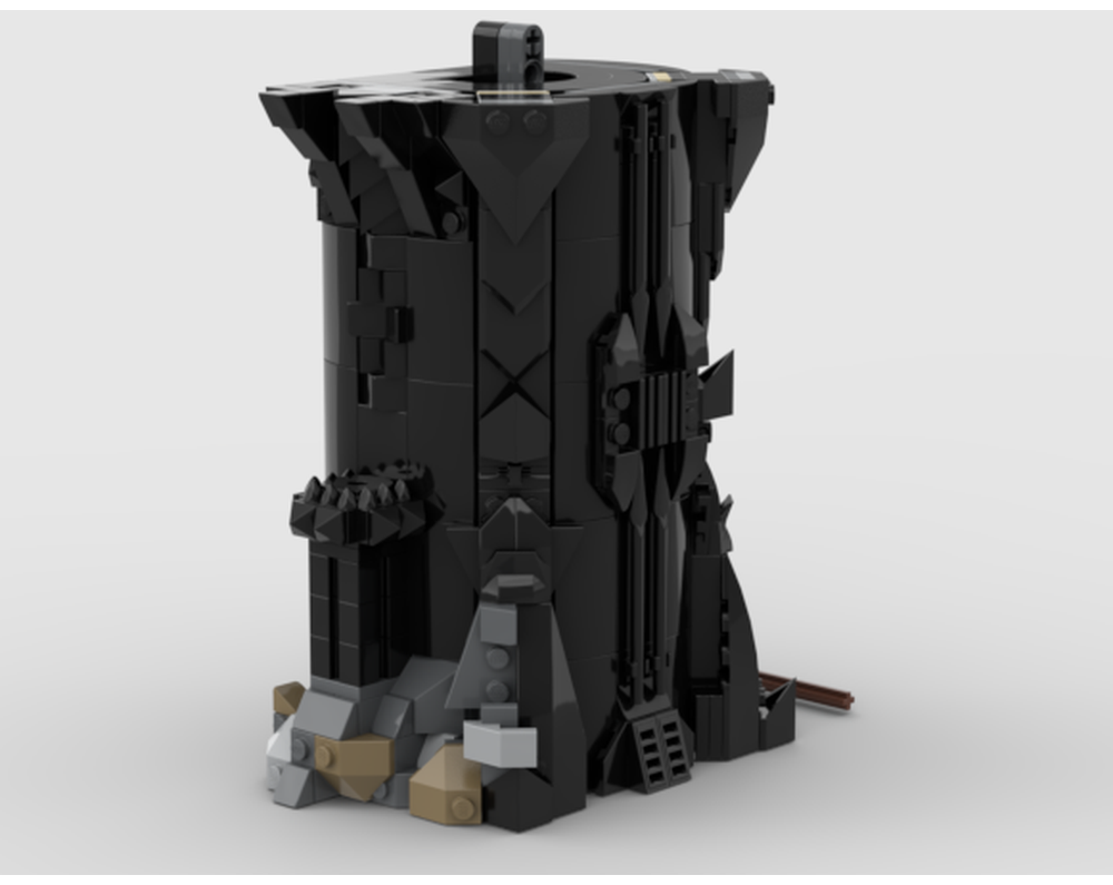 Lego Moc Barad Dur Height Extension By Nofakelego Rebrickable