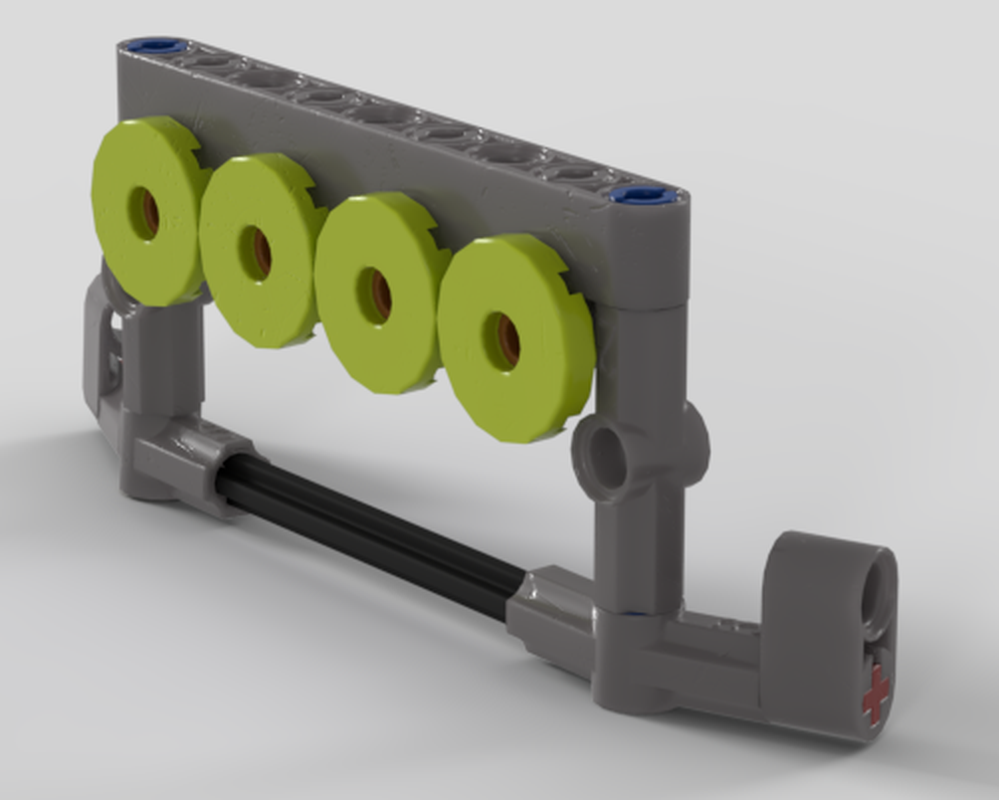 LEGO MOC-201608 Bull bar for small trucks v1 by The Technic think tank ...
