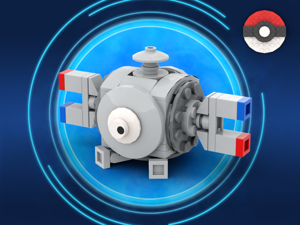 LEGO MOC Magnemite - Pokemon by Agilinzzz | Rebrickable - Build with LEGO