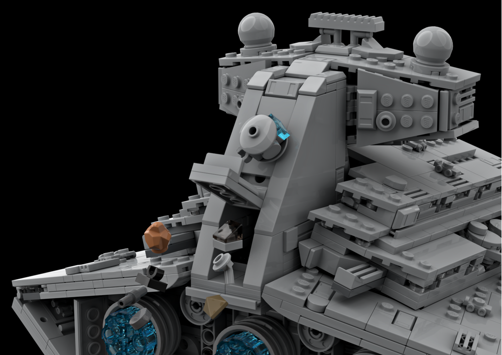 LEGO MOC Imperial Star Destroyer MOD by Tubi_Rock_V | Rebrickable ...