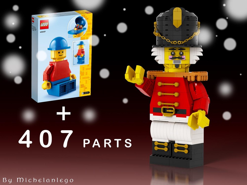 LEGO MOC Upscaled Minifigure Nutcracker by Michelanlego | Rebrickable ...