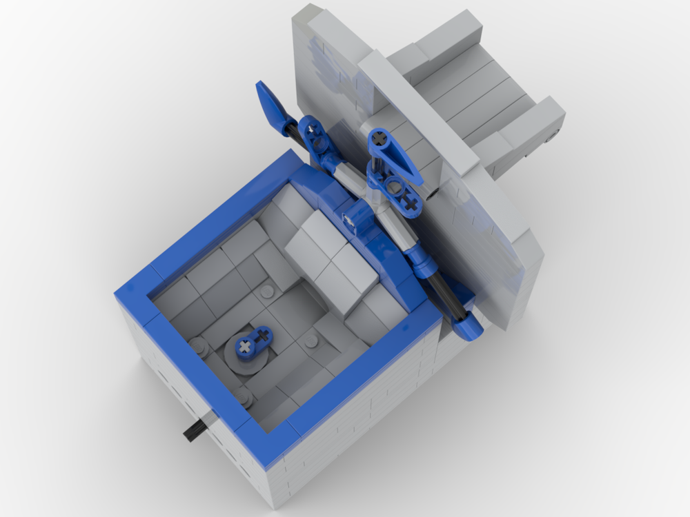 Lego Moc Windmill Lift Shared Power Gbc Module By Thegbcworkshop