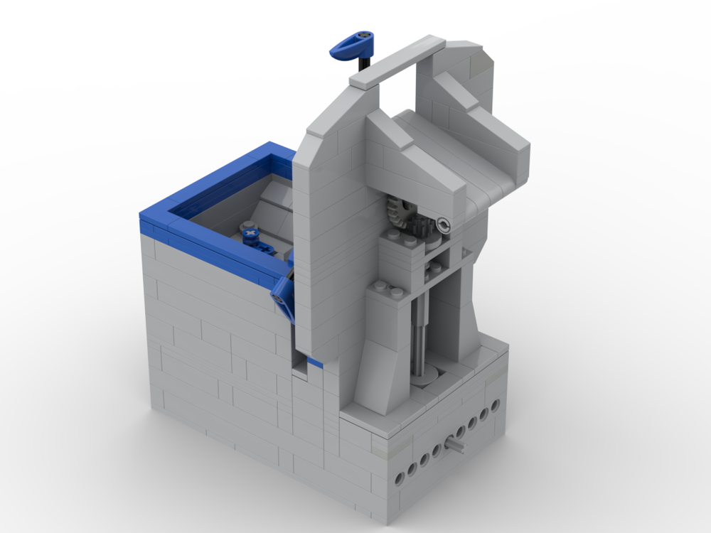 Lego Moc Windmill Lift Shared Power Gbc Module By Thegbcworkshop