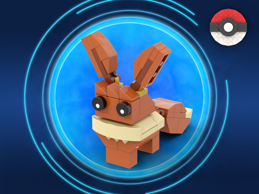 LEGO MOC-201633 Eevee - Pokemon by Agilinzzz | Rebrickable - Build with ...