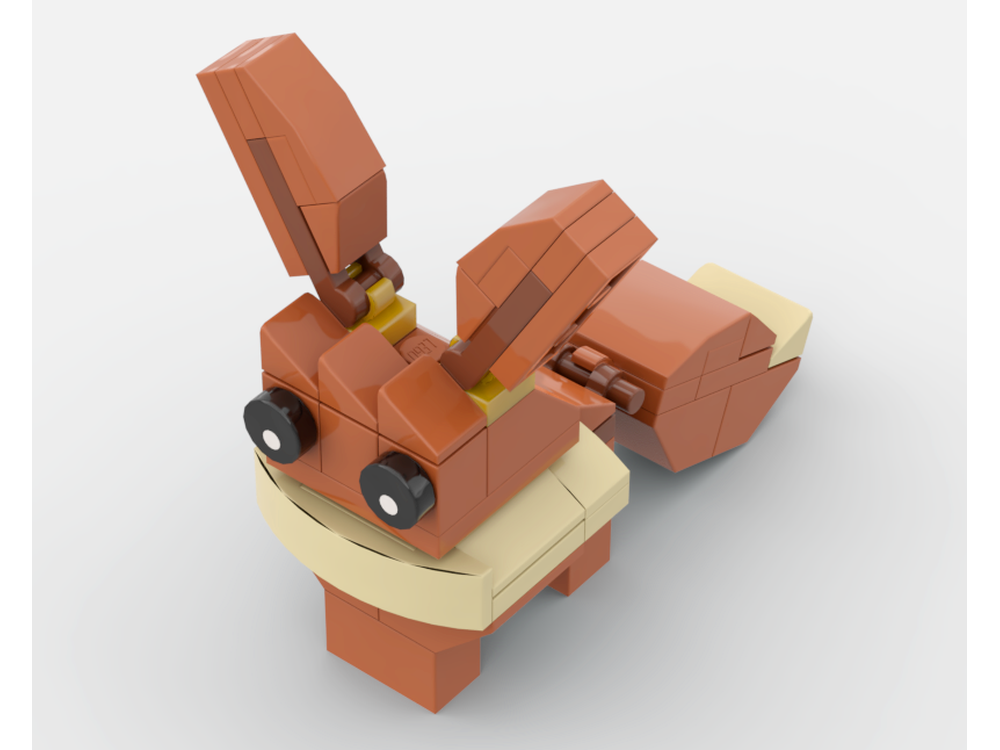 LEGO MOC Eevee - Pokemon by Agilinzzz | Rebrickable - Build with LEGO