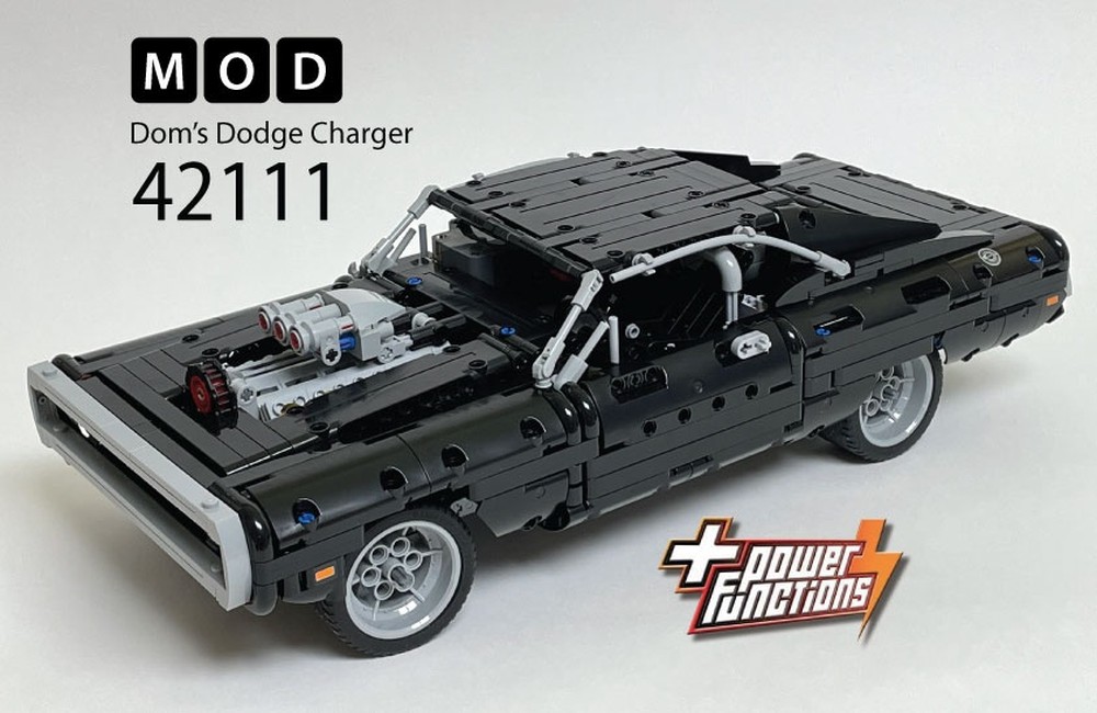 LEGO MOC 42111 Dom’s Dodge Charger RC MOD for Power Function Motors by ...