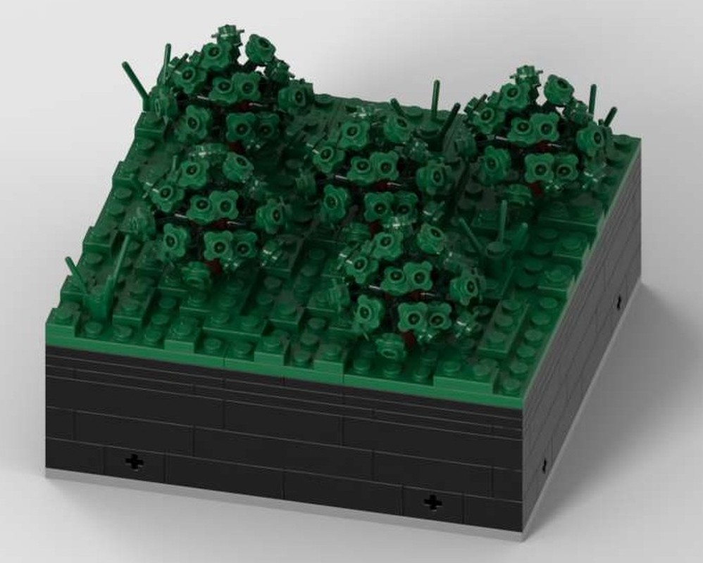 LEGO MOC Modular Terrain - Bushes by mikey2110 | Rebrickable - Build ...