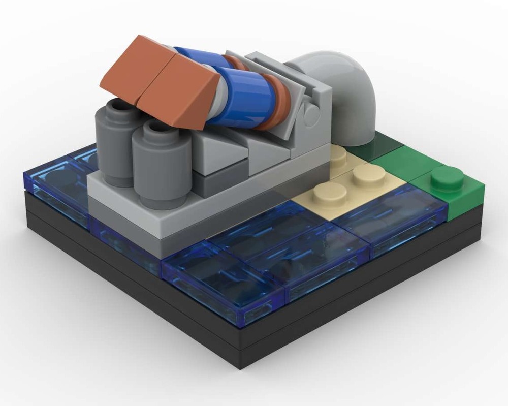 LEGO MOC Factorio Pump by 2poky3 | Rebrickable - Build with LEGO