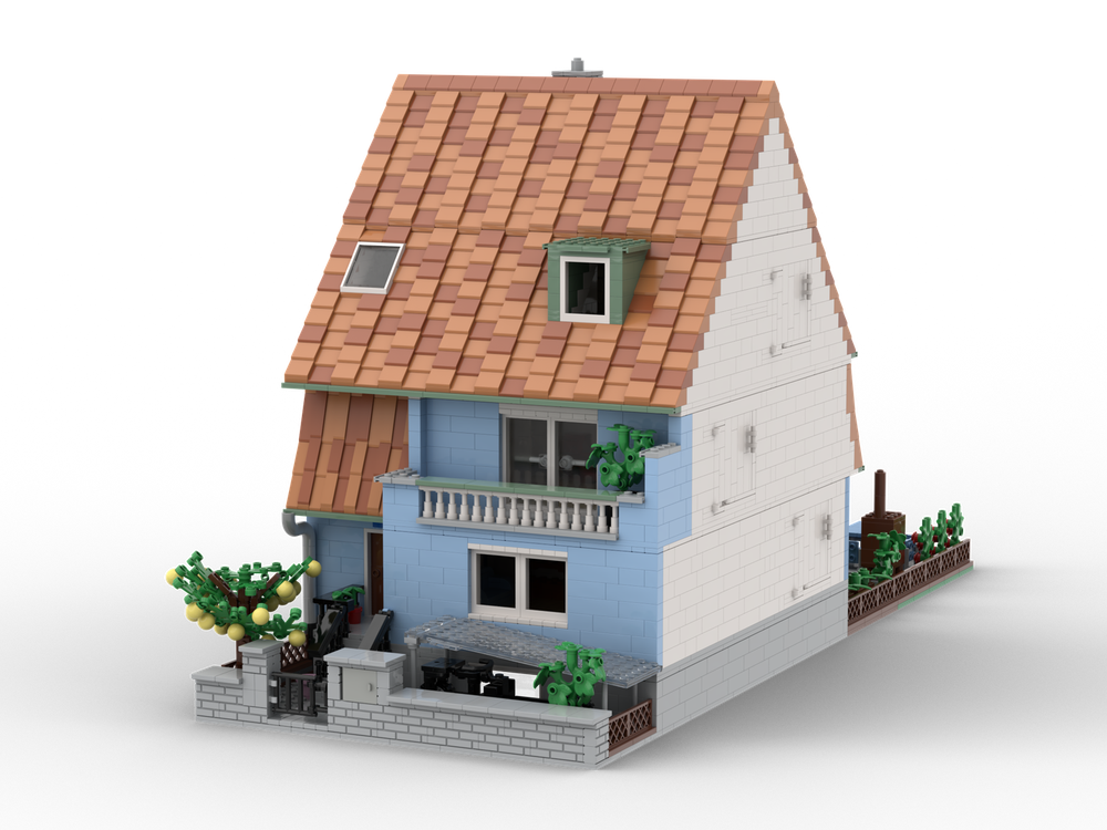 LEGO MOC Terraced Family house by schindlerma | Rebrickable - Build ...