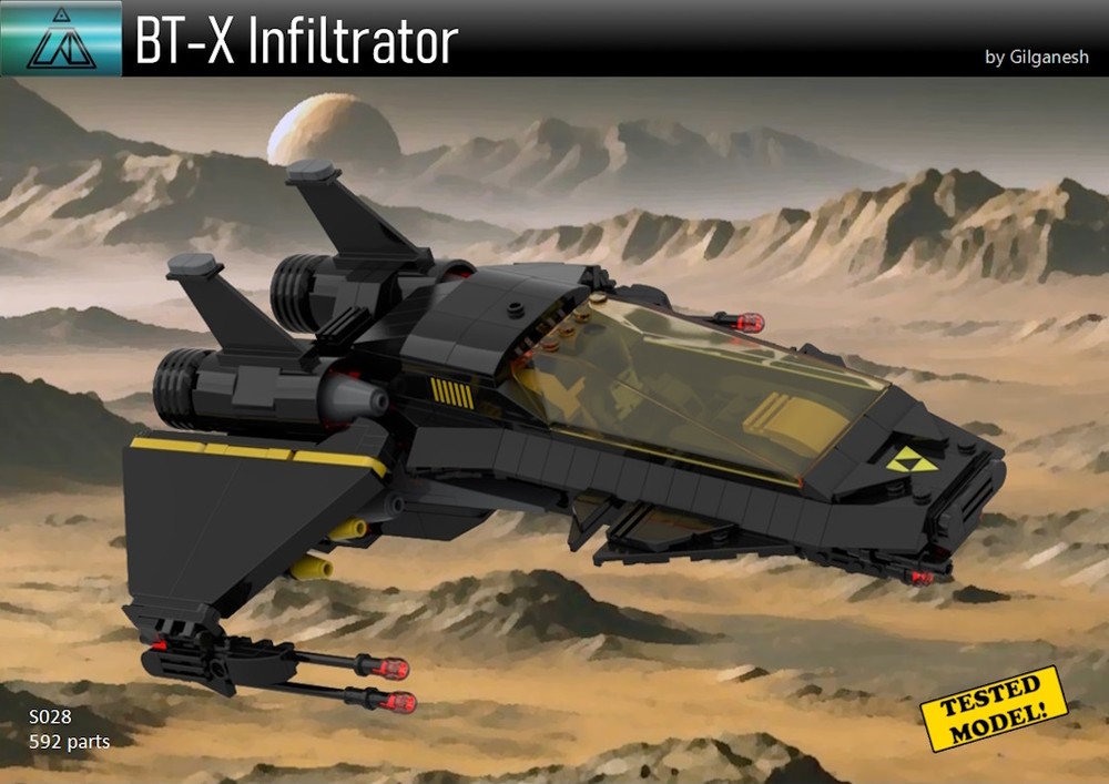 LEGO MOC-201654 BT-X Infiltrator by Gilganesh | Rebrickable - Build ...