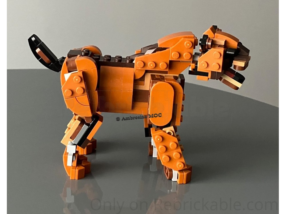 LEGO MOC 31154 Homotherium cub by Ambrosino | Rebrickable - Build with LEGO