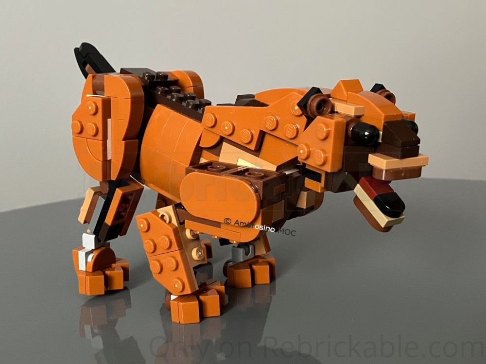 LEGO MOC 31154 Homotherium cub by Ambrosino | Rebrickable - Build with LEGO
