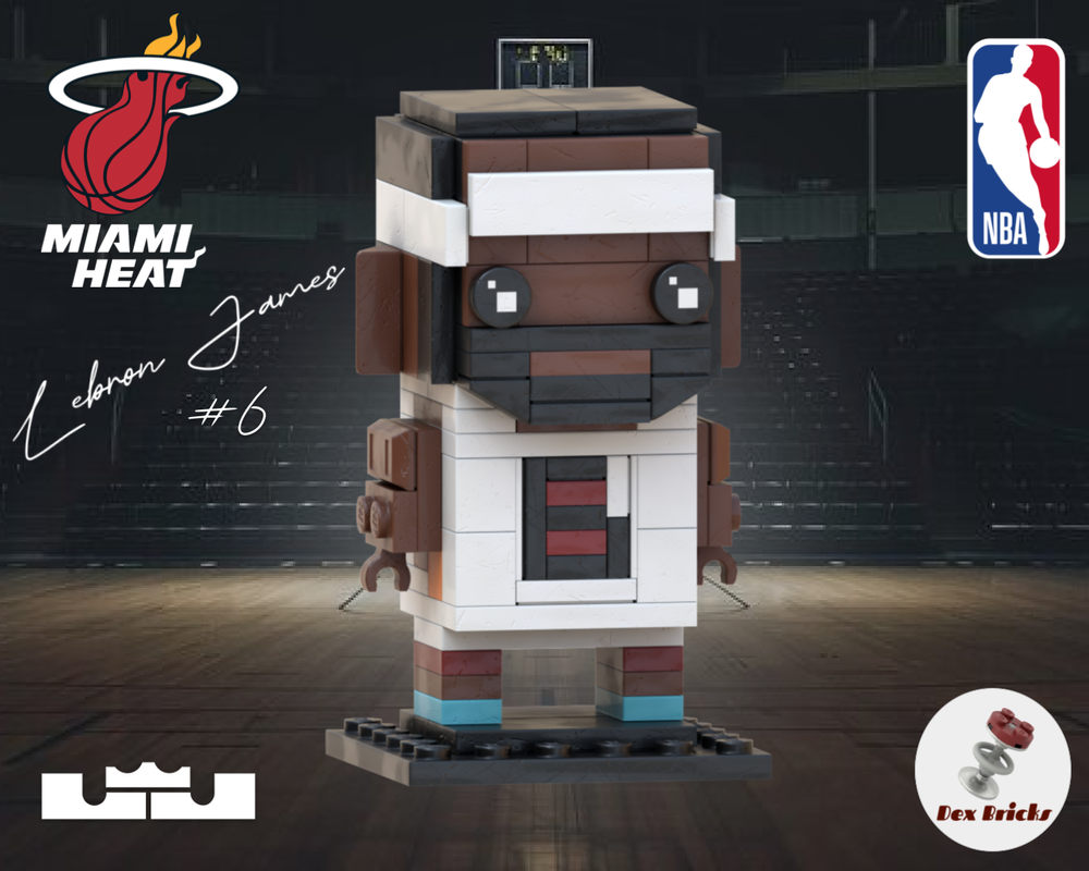 LEGO MOC LEGO Miami Heat Big 3 Brickheadz by Dex Bricks | Rebrickable ...