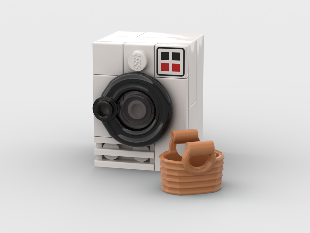 LEGO MOC Washing Machine by BrickHappens | Rebrickable - Build with LEGO