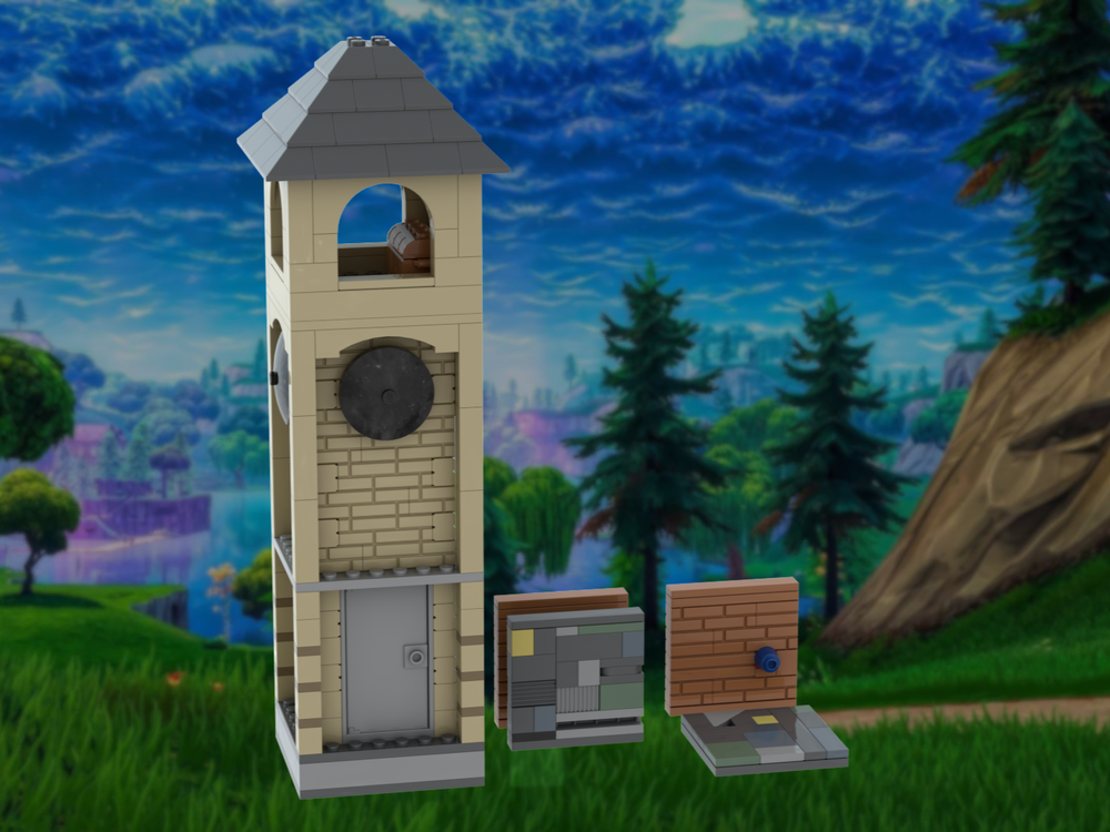 LEGO MOC Clock Tower by RepublicStuds | Rebrickable - Build with LEGO