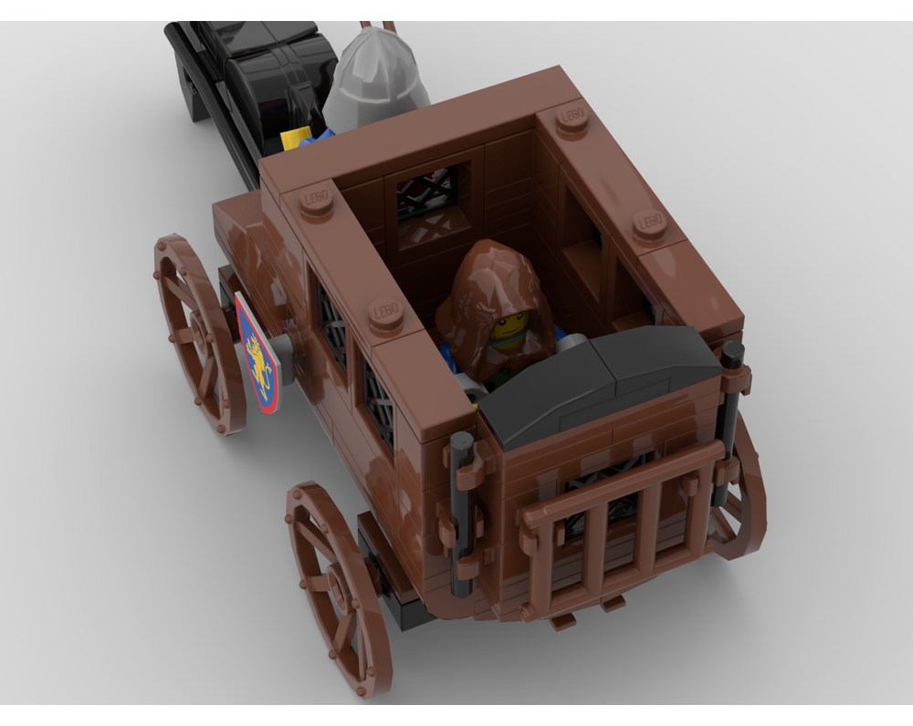 Lego Moc Mittelalterlicher Gefangentransport Medieval Prisoner