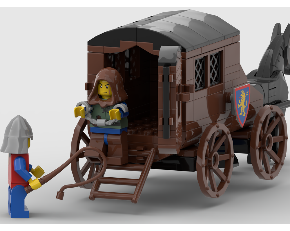 LEGO MOC Mittelalterlicher Gefangentransport - medieval prisoner ...
