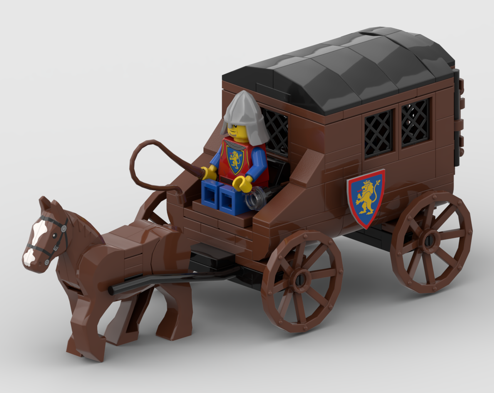 LEGO MOC Mittelalterlicher Gefangentransport - medieval prisoner ...