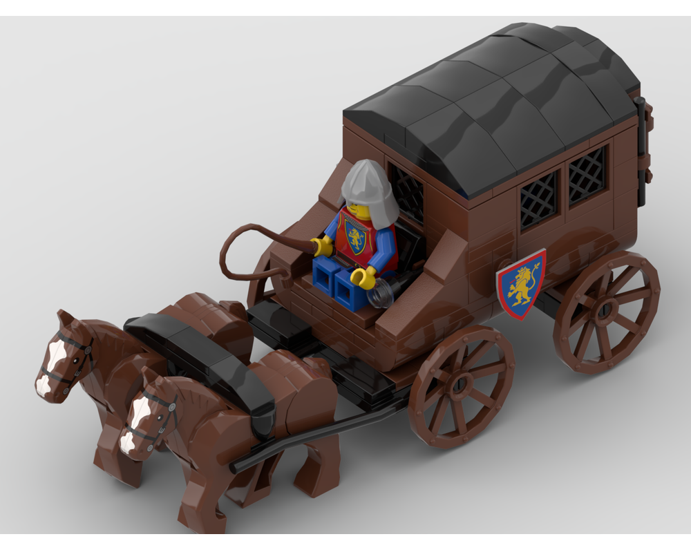 LEGO MOC-201664 Mittelalterlicher Gefangentransport - medieval prisoner ...