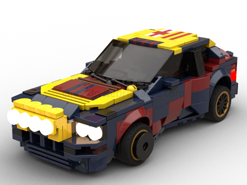 LEGO MOC Lancia Delta-F.C.BARCELONA Special Edition (Lite Compatible ...