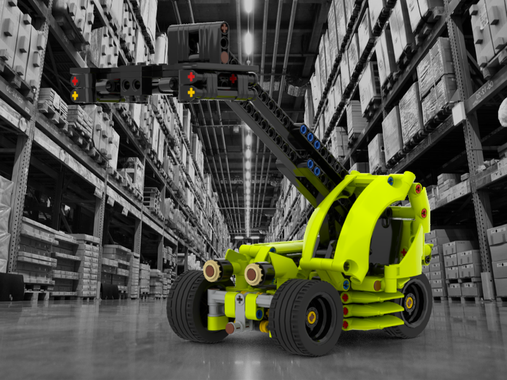 LEGO MOC 42161 Telehandler by artemisovsky | Rebrickable - Build with LEGO