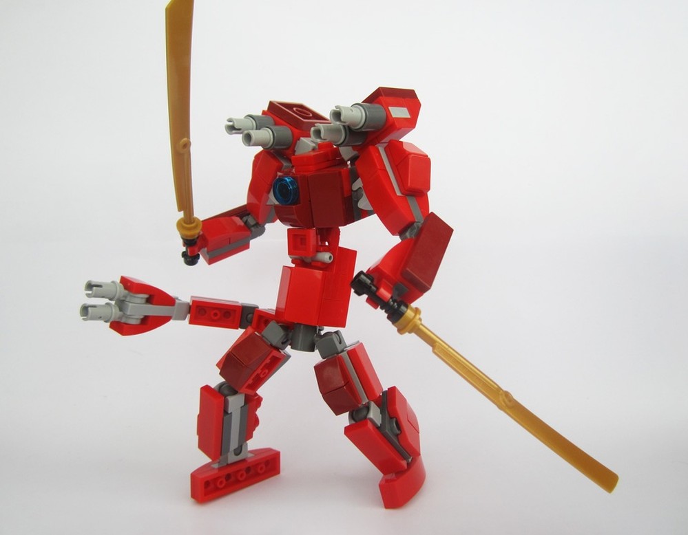 LEGO MOC Robot Chaos: Micro mech by Parzival2045 | Rebrickable - Build ...