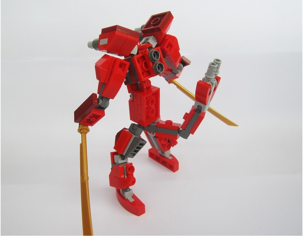 LEGO MOC Robot Chaos: Micro mech by Parzival2045 | Rebrickable - Build ...