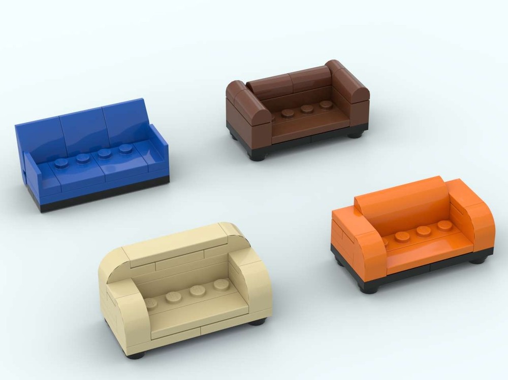LEGO MOC Sofa Collection 1 by MarkMOC71 | Rebrickable - Build with LEGO