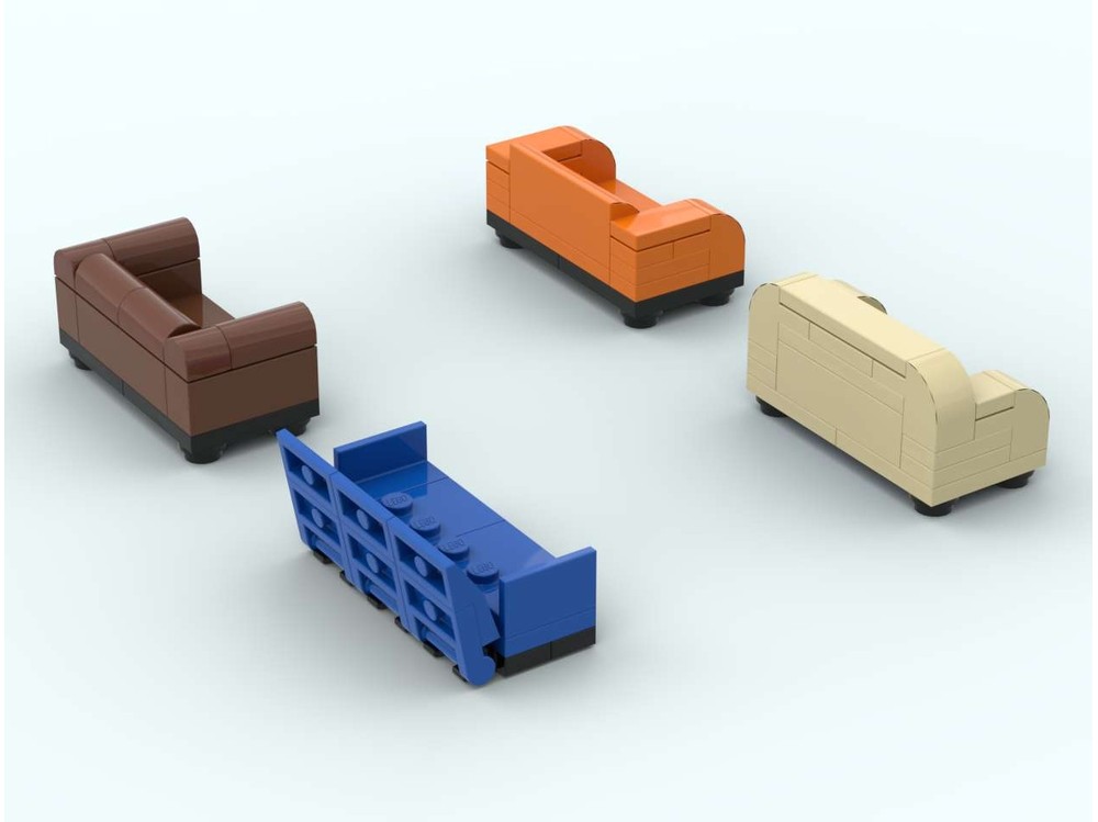 LEGO MOC Sofa Collection 1 by MarkMOC71 | Rebrickable - Build with LEGO